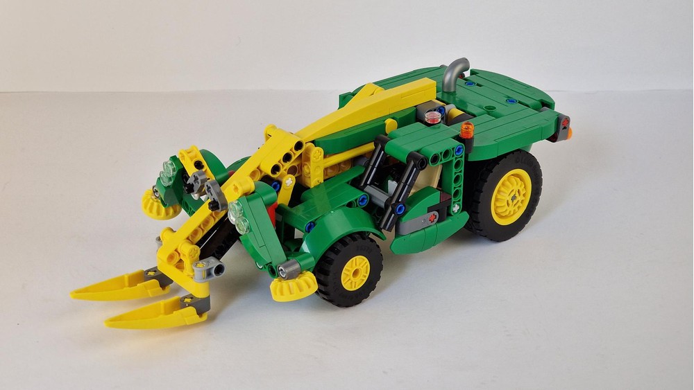LEGO MOC Telescopic Telehandler 42168 John Deere B-model Alternate by Alex Ilea | Rebrickable ...