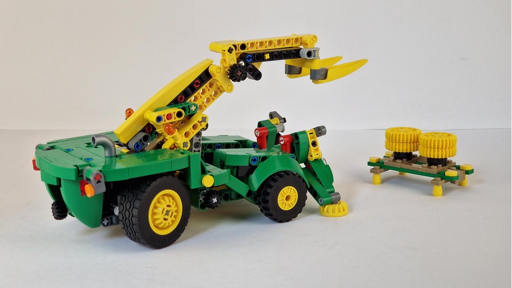 LEGO MOC Telescopic Telehandler 42168 John Deere B-model Alternate by Alex Ilea | Rebrickable ...