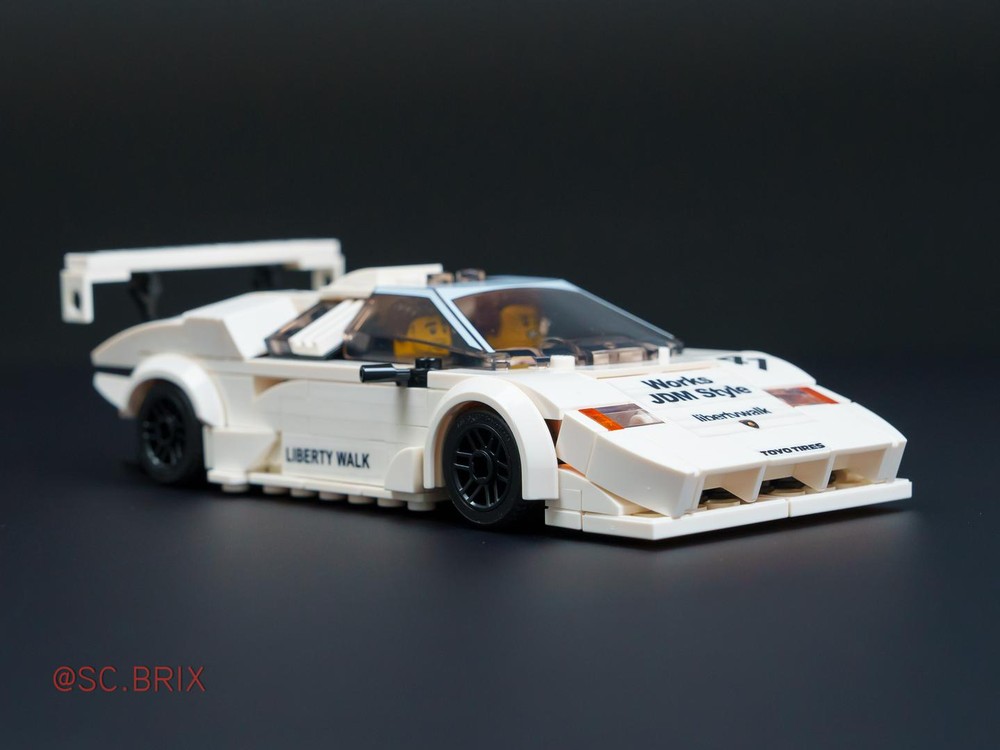 LEGO MOC LBWK Libertywalk Countach by sc.brix | Rebrickable - Build ...