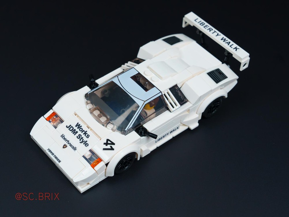 LEGO MOC LBWK Libertywalk Countach by sc.brix | Rebrickable - Build ...