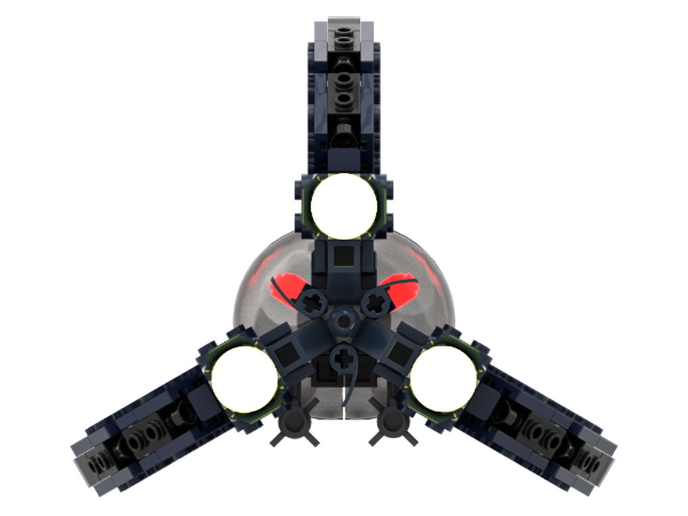 Lego Moc Droid Tri Fighter By Orchardbuilds Rebrickable Build With Lego