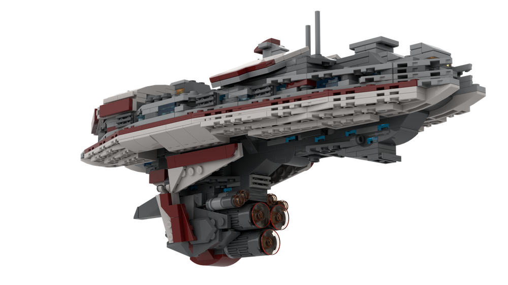 Lego Moc Old Republic Valor Class Cruiser By Discorddragon Rebrickable Build With Lego