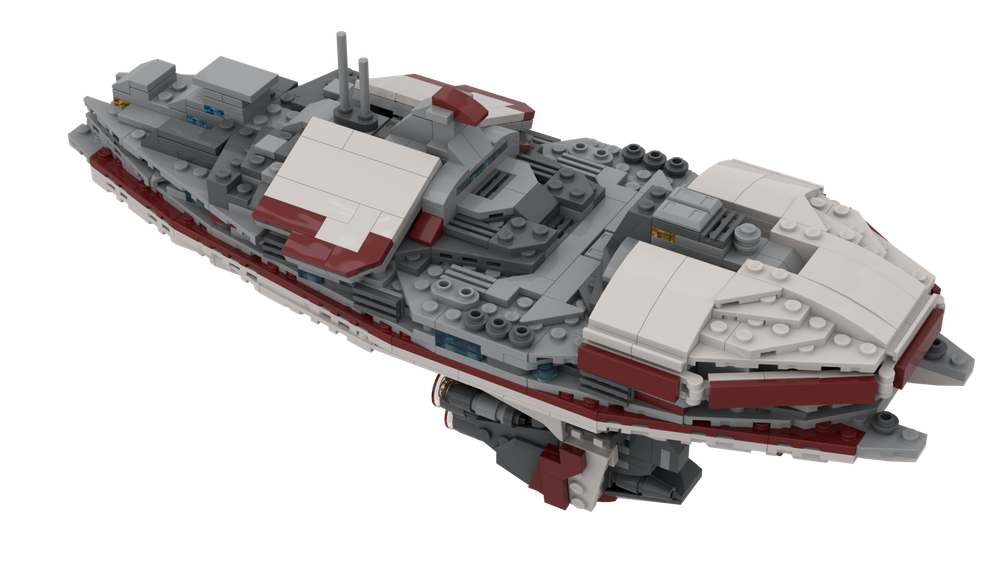 Lego Moc Old Republic Valor Class Cruiser By Discorddragon Rebrickable Build With Lego