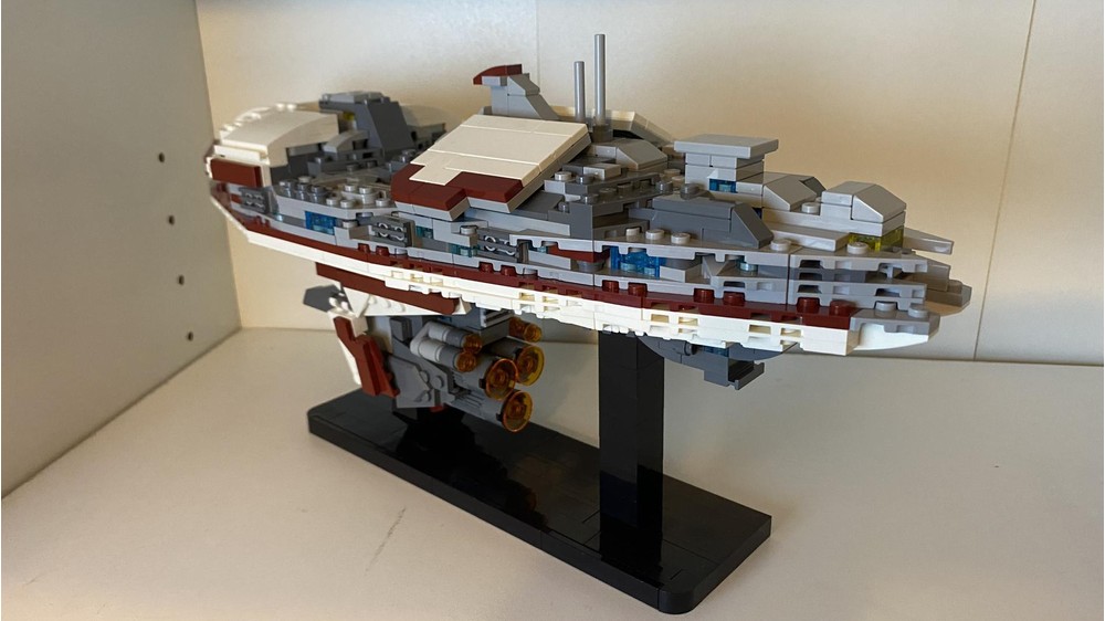 Lego Moc Old Republic Valor Class Cruiser By Discorddragon Rebrickable Build With Lego