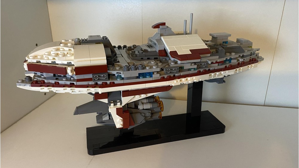 Lego Moc Old Republic Valor Class Cruiser By Discorddragon Rebrickable Build With Lego