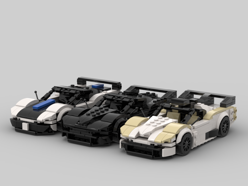LEGO MOC The history of Pagani 3 by 6th gear | Rebrickable - Build with ...