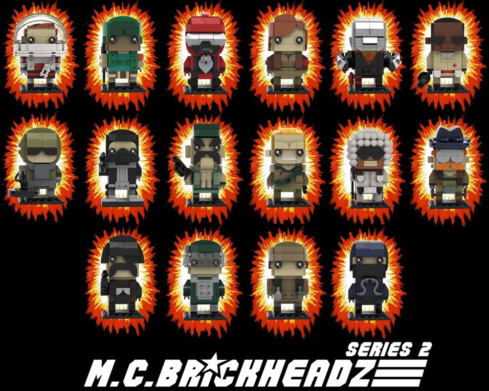 LEGO MOC M.C.Brickheadz series 2 bundle by Headache | Rebrickable ...