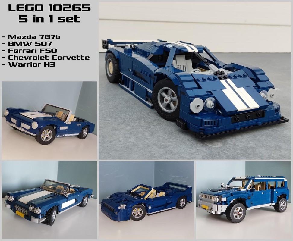 LEGO MOC-176260 10265 5 in 1 Alternative set by Kirvet | Rebrickable ...