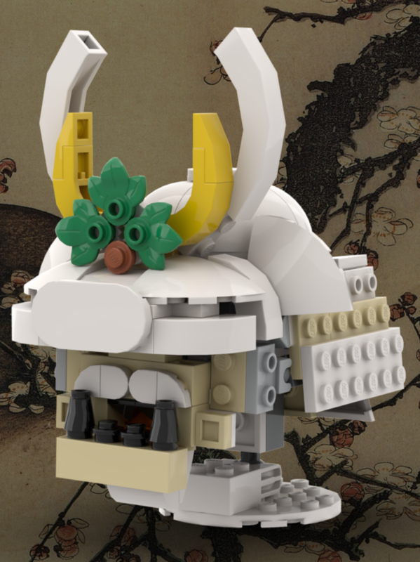 LEGO MOC 31133 Samurai helmet by Mmonk13 | Rebrickable - Build with LEGO