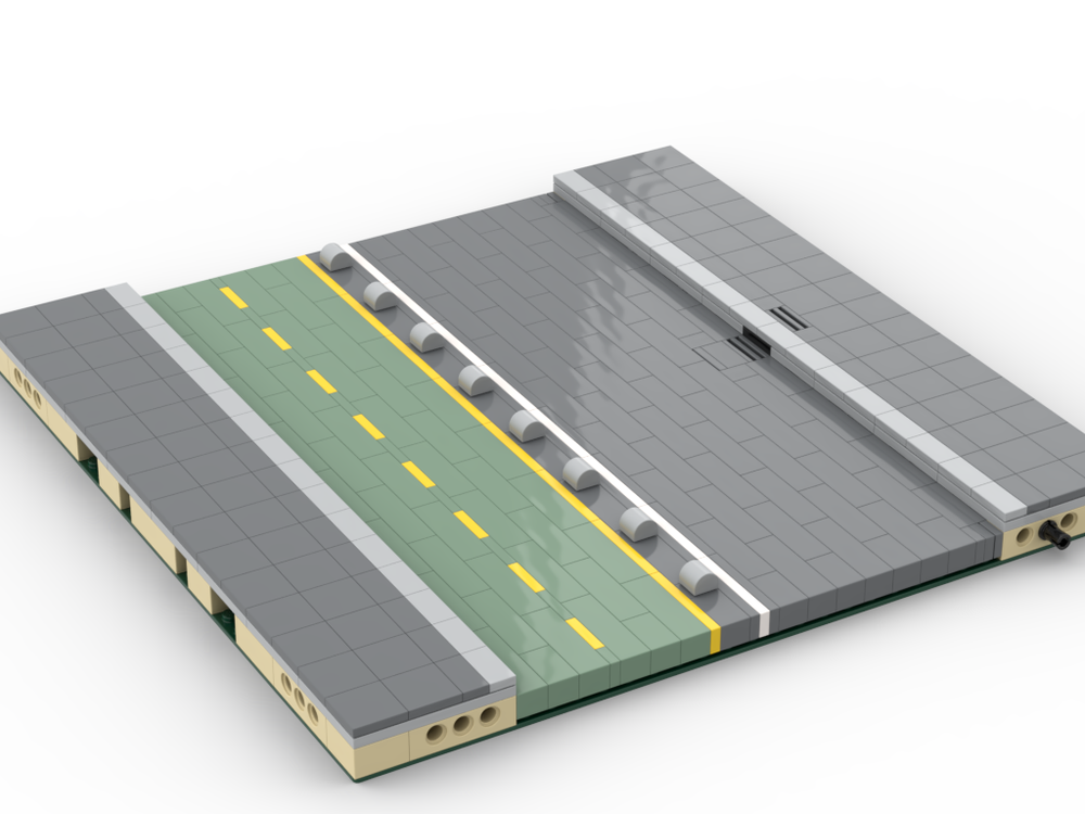 LEGO MOC One Way Road with Bike Path (MILS) by Winters | Rebrickable ...