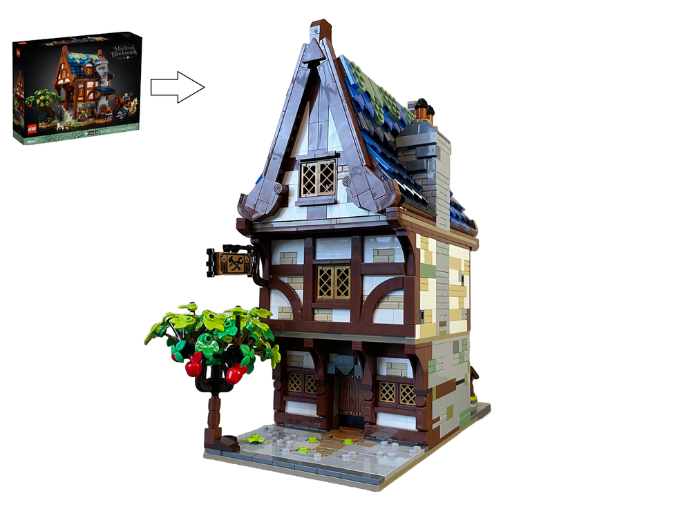 LEGO MOC Smiths Tavern Modular Alternate build of 21325 Medieval ...