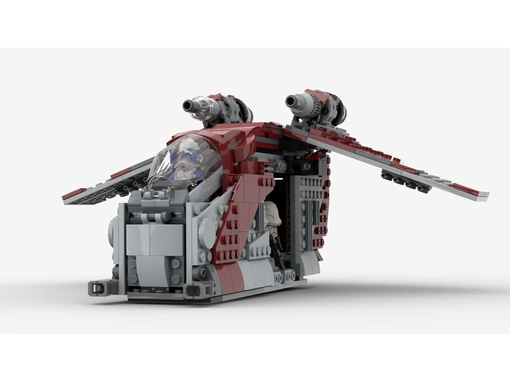 LEGO MOC Republic Gunship LAAT/i - Alternate Build of 75362 Ahsoka Tano ...