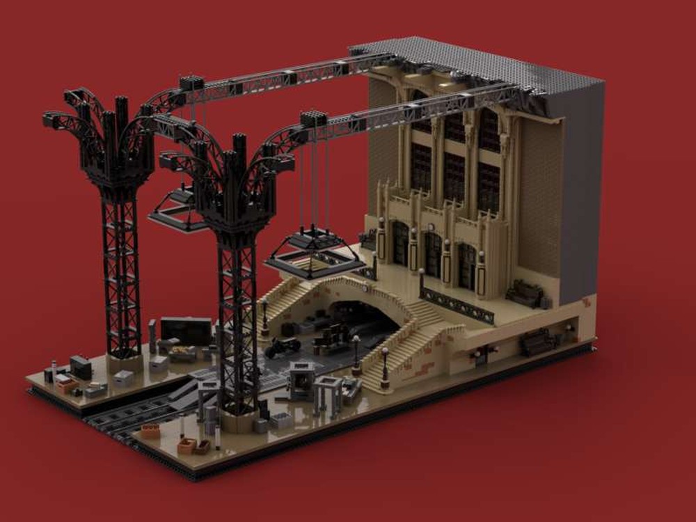LEGO MOC Wayne Terminus - The Batcave by Pageyboy | Rebrickable - Build ...