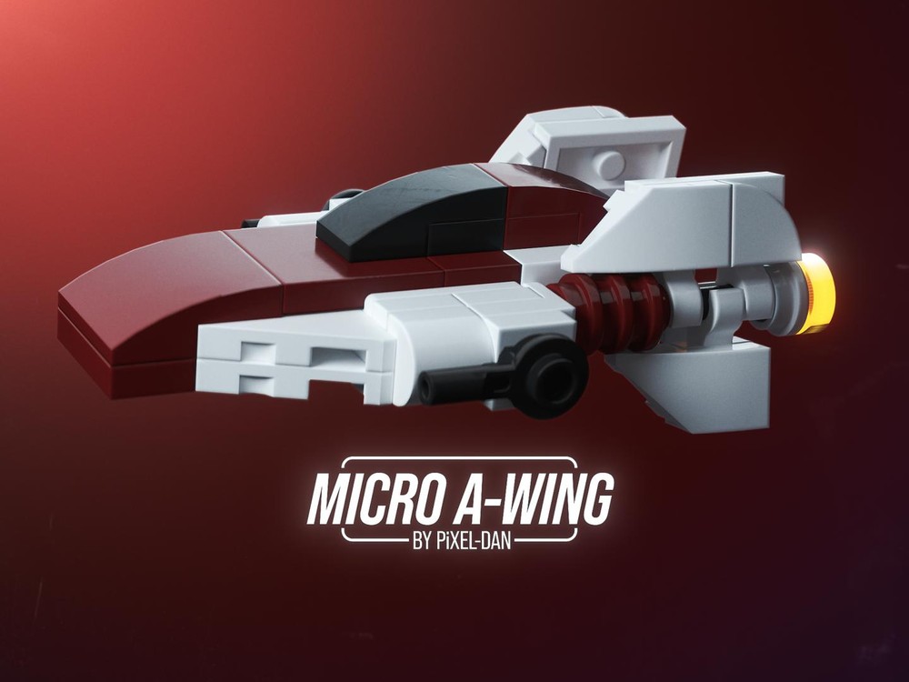 LEGO MOC Micro A-Wing by PiXEL-DAN | Rebrickable - Build with LEGO