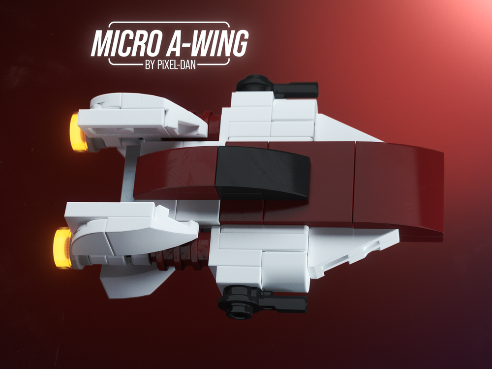 LEGO MOC Micro A-Wing by PiXEL-DAN | Rebrickable - Build with LEGO