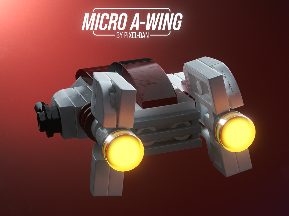 LEGO MOC Micro A-Wing by PiXEL-DAN | Rebrickable - Build with LEGO