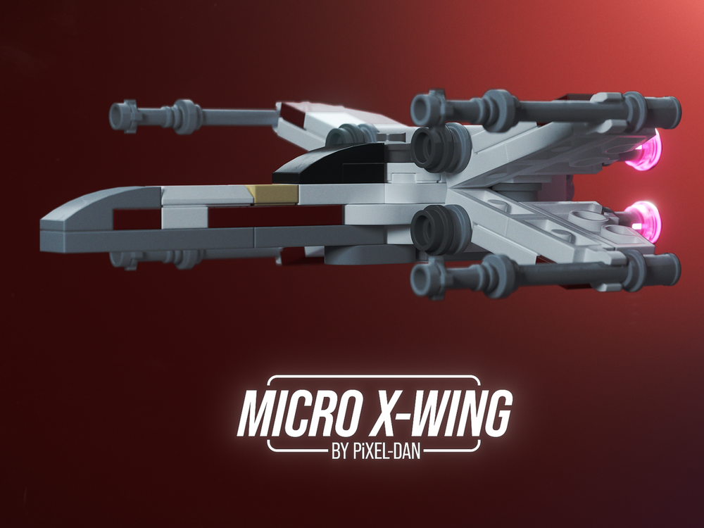 LEGO MOC PiXEL-DANs 2024 Updated Micro X Wing Starfighter by PiXEL-DAN ...
