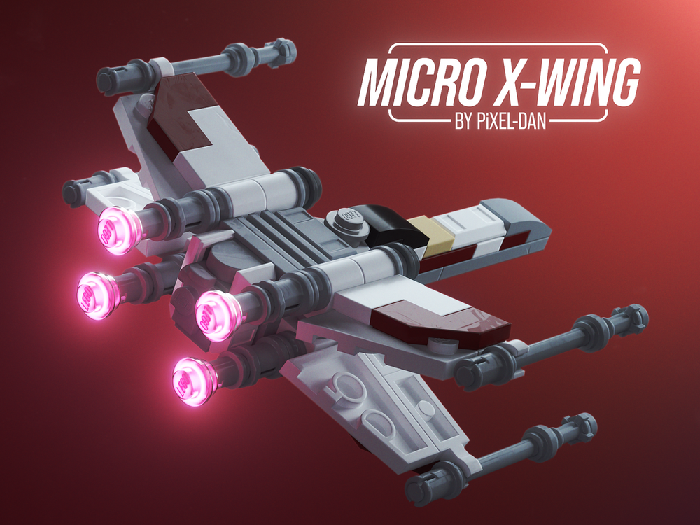 LEGO MOC PiXEL-DANs 2024 Updated Micro X Wing Starfighter by PiXEL-DAN ...