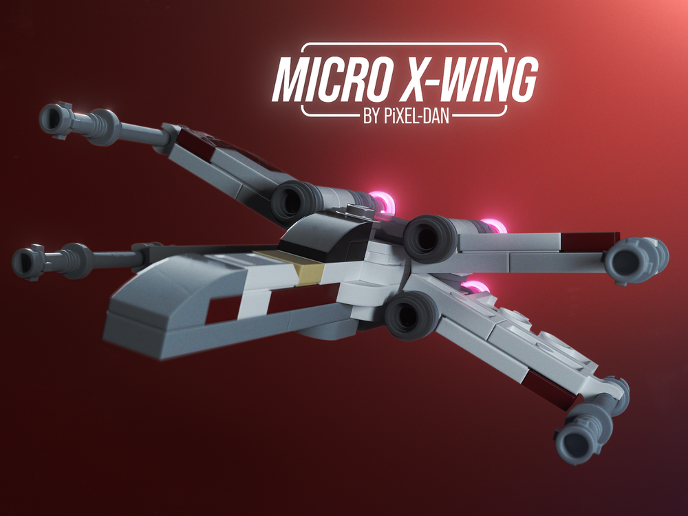 LEGO MOC PiXEL-DANs 2024 Updated Micro X Wing Starfighter by PiXEL-DAN ...