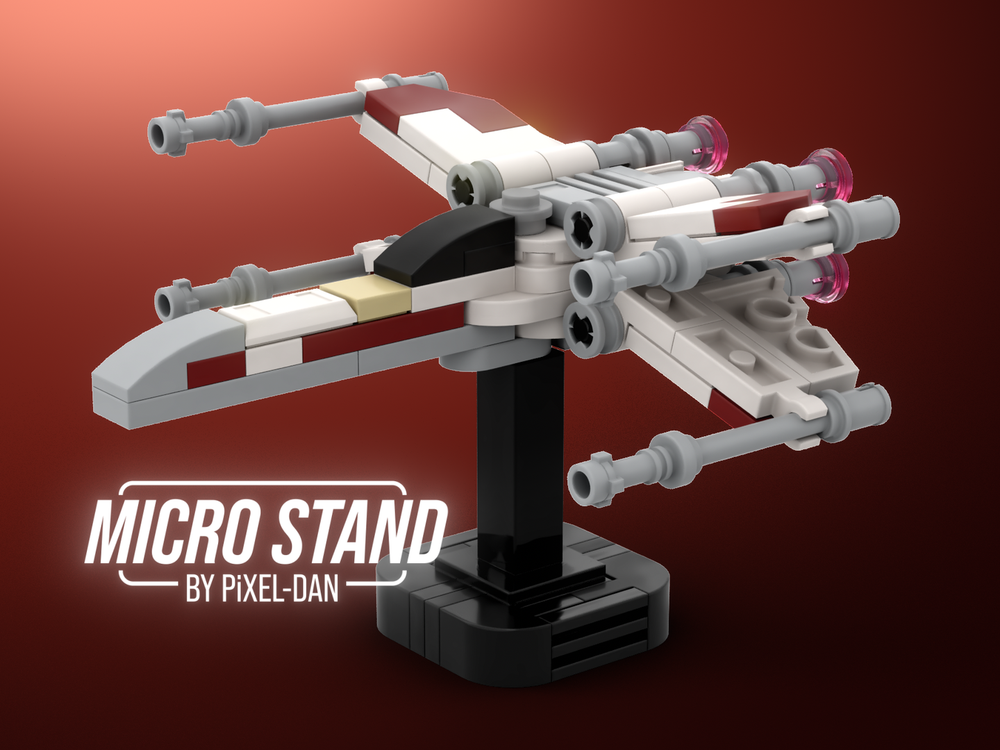 LEGO MOC-176324 PiXEL-DANs 2024 Updated Micro X Wing Starfighter by ...