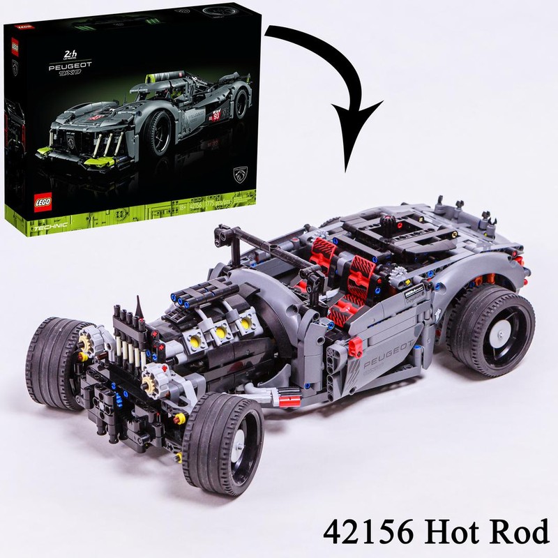 LEGO MOC Hot Rod (42156 Peugeot 9X8 Le Mans Hybrid Hypercar c-model) by ...