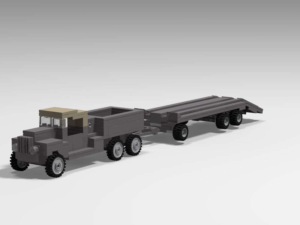 LEGO MOC-176331 m19 tank transport truck by blobbyboy | Rebrickable ...