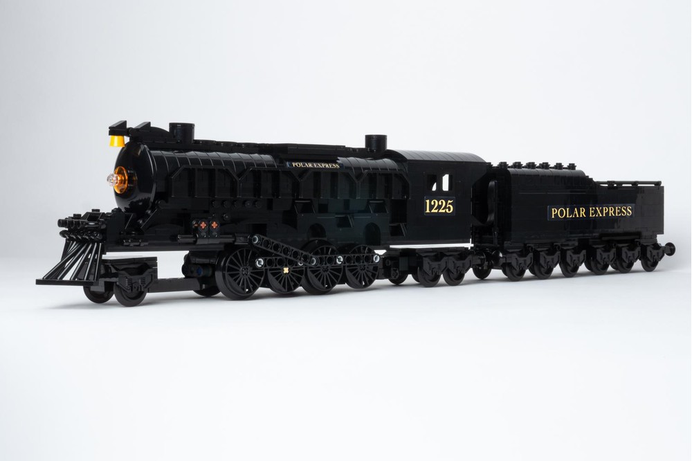 LEGO MOC The Polar Express (Pere Marquette 1225) — Motorized, 6-wide by ...