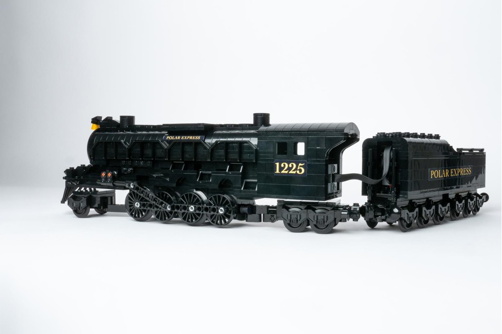 LEGO MOC The Polar Express (Pere Marquette 1225) — Motorized, 6-wide by ...