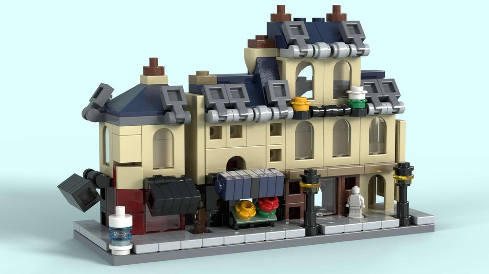 LEGO MOC Parisian Street Mini Build by zsobricks | Rebrickable - Build ...