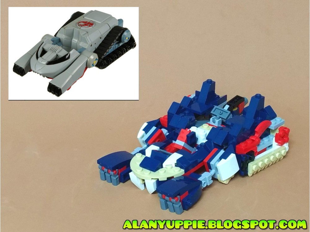 Lego Moc Thundertank Transformer From Lego Creator Set 31088 Deep Sea