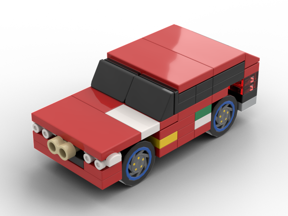 LEGO MOC Lancia Delta intergrale by CunningFox Designs | Rebrickable ...