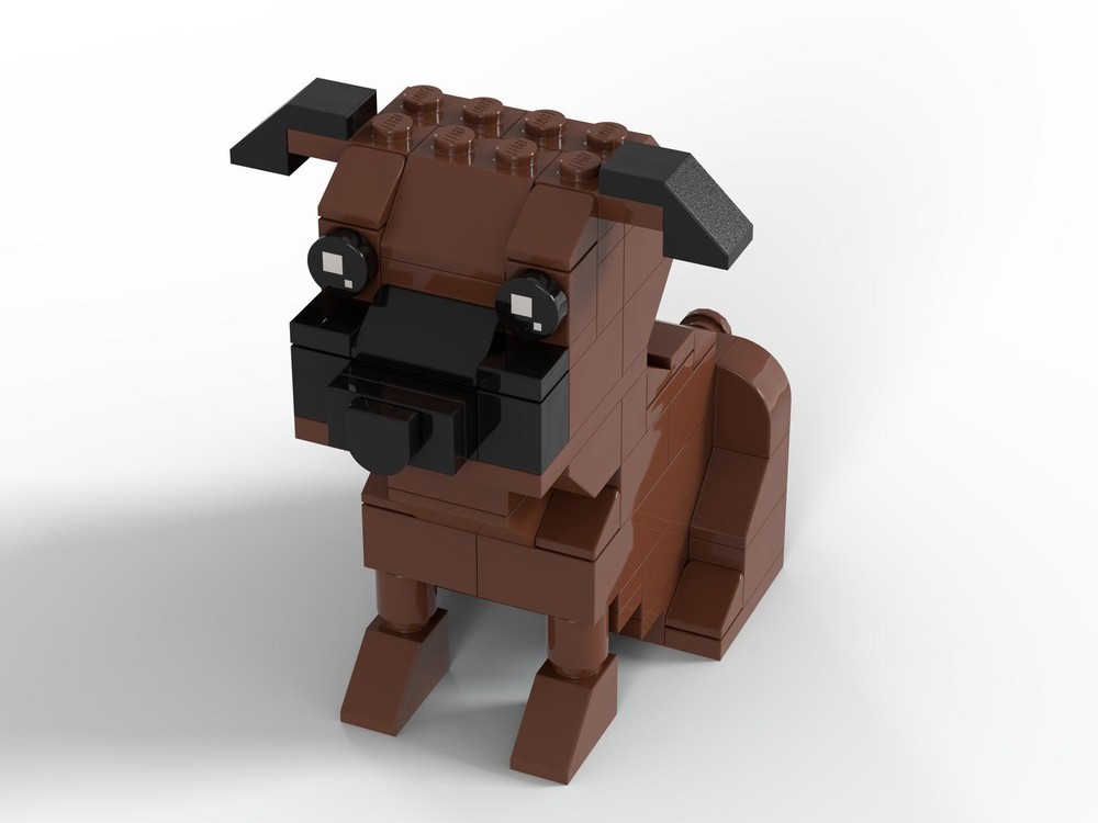 LEGO MOC Bullmastiff by YellowDonut | Rebrickable - Build with LEGO