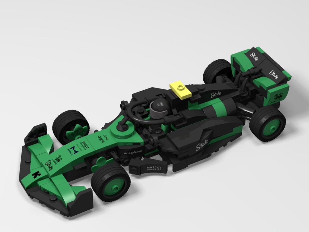 LEGO MOC Stake Kick Sauber 2024 C44 by Jaxzhao | Rebrickable - Build ...