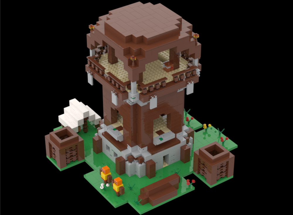 LEGO MOC UCS Minifigure-scale Pillager Outpost by ConsiderANapkin ...