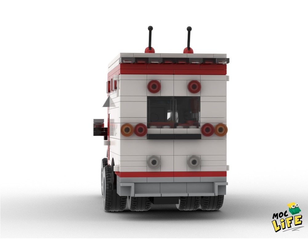 LEGO MOC GMC Sierra 3500 regular cab dually ambulance by MocLife ...