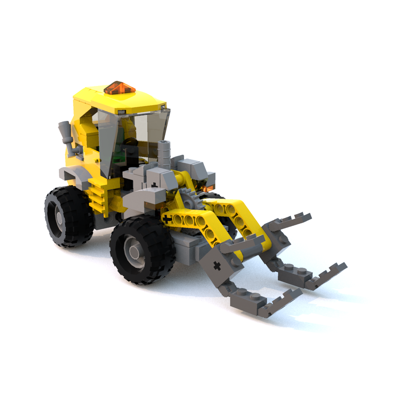 LEGO MOC Front-Grabber by LEGOTREE | Rebrickable - Build with LEGO