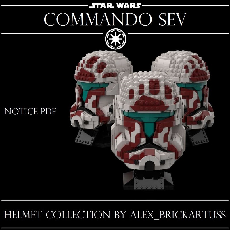 LEGO MOC Helmet clone commando Sev by Alex_BricKartuss | Rebrickable ...