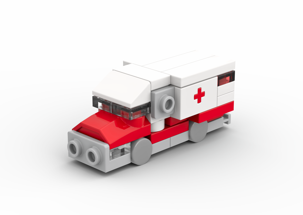 LEGO MOC Micro Ambulance by The Bobby Brix Channel | Rebrickable ...