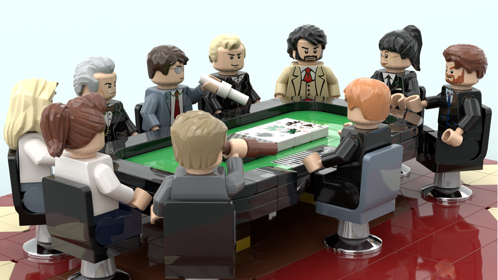 LEGO MOC Poker table (9 seats plus dealer seat) by legoalfactotum ...