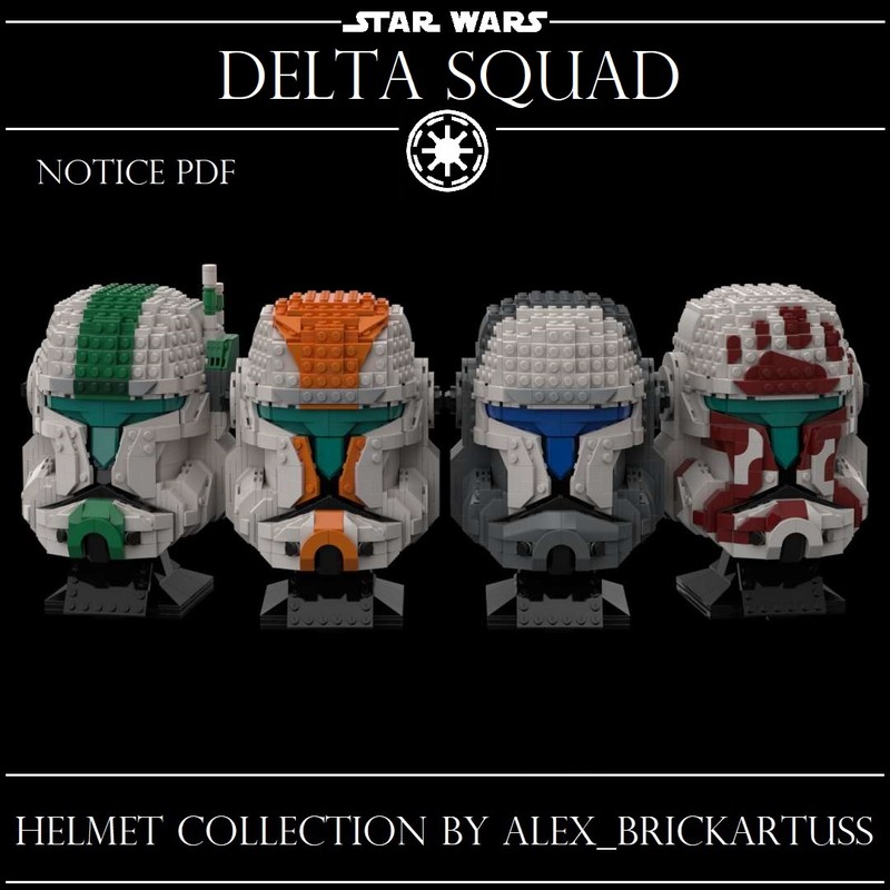 LEGO MOC Pack Helmet Commando Delta Squad by Alex_BricKartuss ...