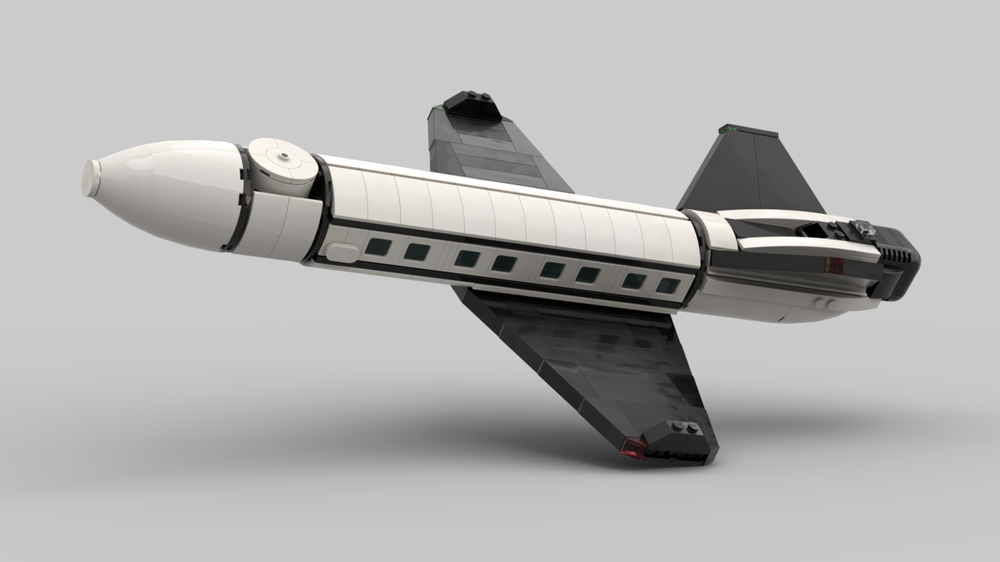 LEGO MOC Futuristic Private Jet by Futurism_Lego | Rebrickable - Build ...