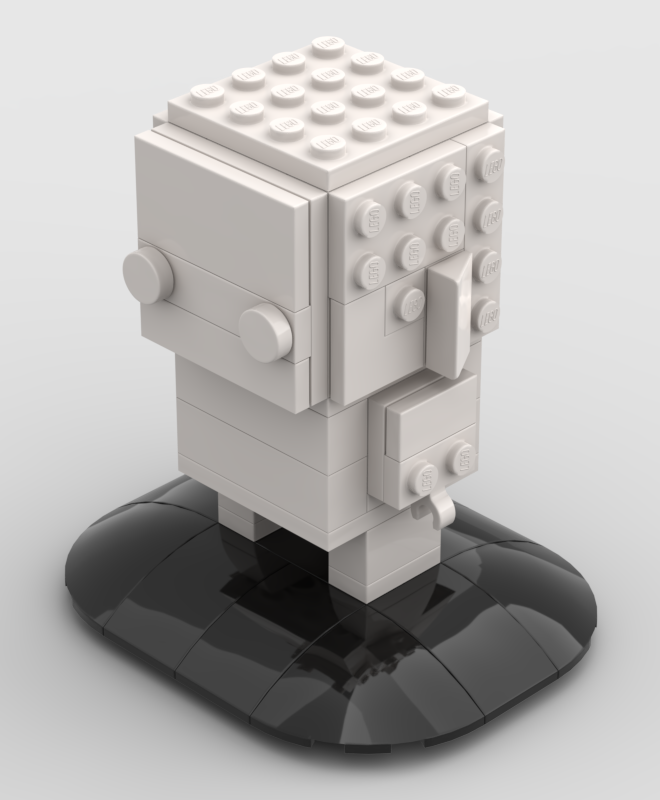 LEGO MOC Stylish Brickheadz Stand by Thierry | Rebrickable - Build with ... LEGO MOC Stylish Brickheadz Stand by Thierry | Rebrickable - Build with ...