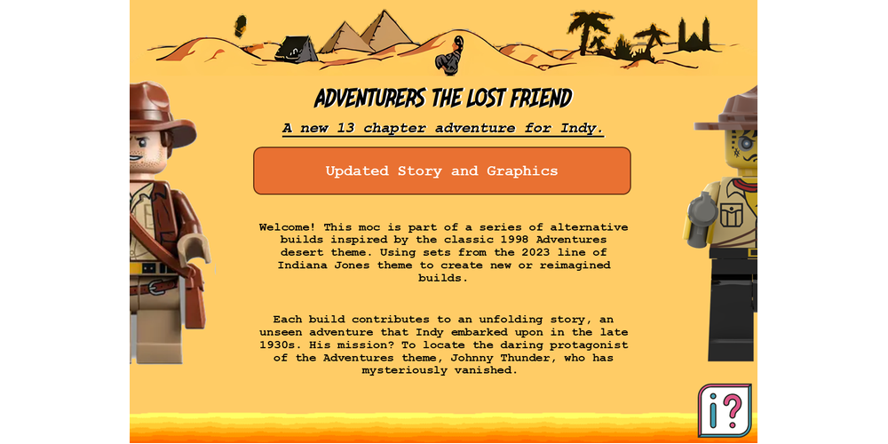 Lego Moc Adventurers Chapter 5 The Desert Pursuit Alternative Build