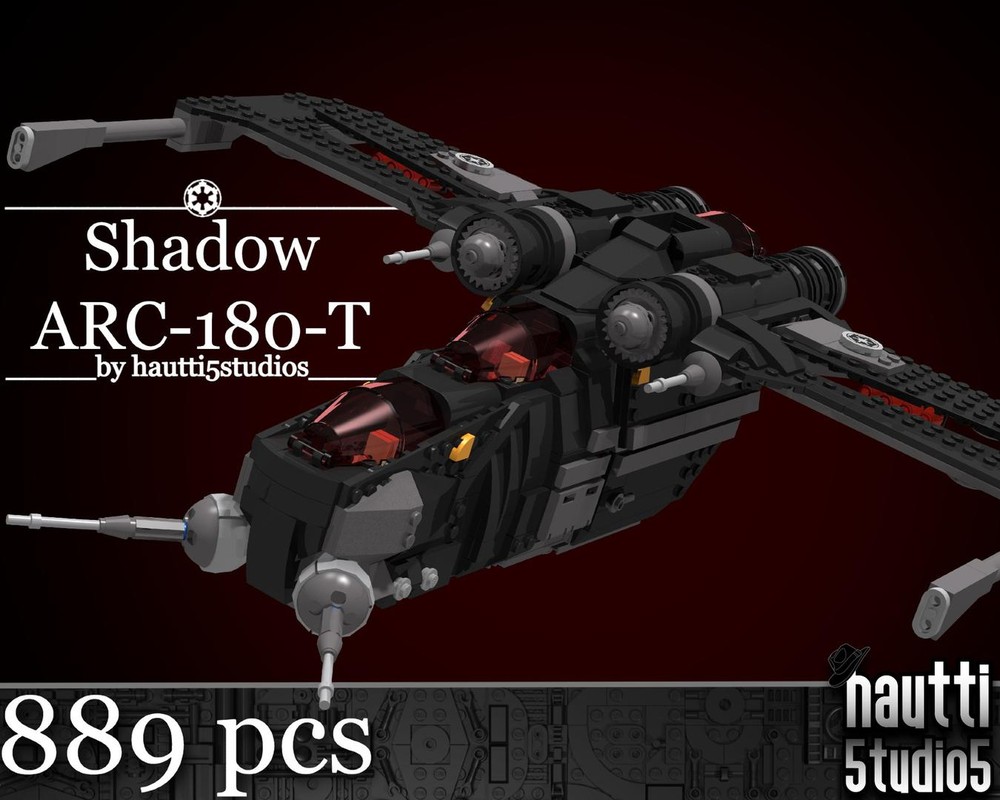 LEGO MOC Shadow ARC-180-T by hautti5 | Rebrickable - Build with LEGO
