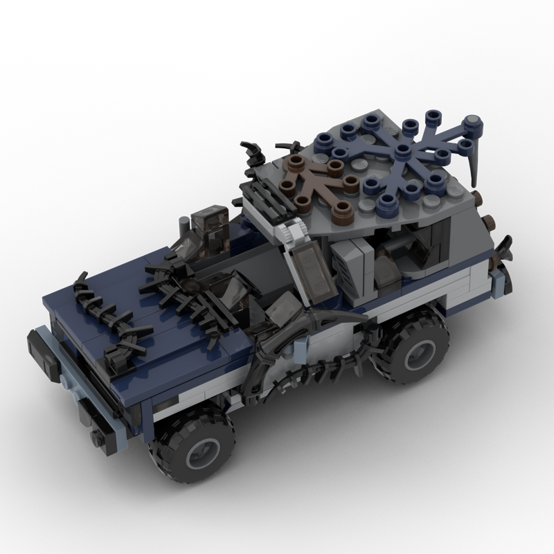 LEGO MOC Jim Hopper's Chevy K5 Blazer rotting away in The Upside Down ...
