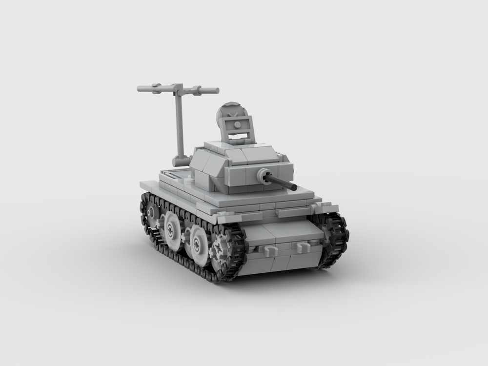 LEGO MOC panzer II ausf.L "Luchs" by le_dasama_ | Rebrickable - Build ...