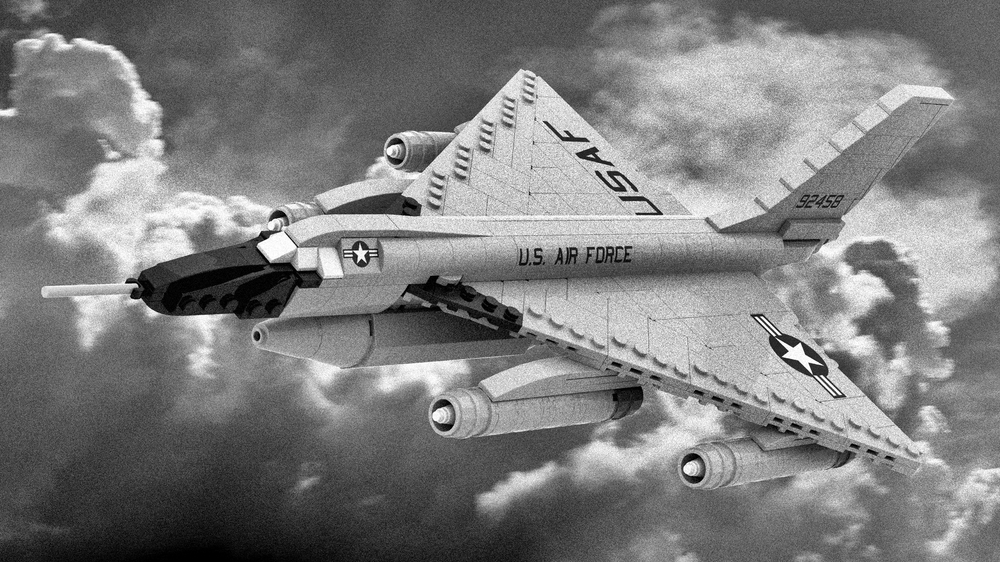 LEGO MOC 1:72 Scale B-58 Hustler by HandSolo99 | Rebrickable - Build ...