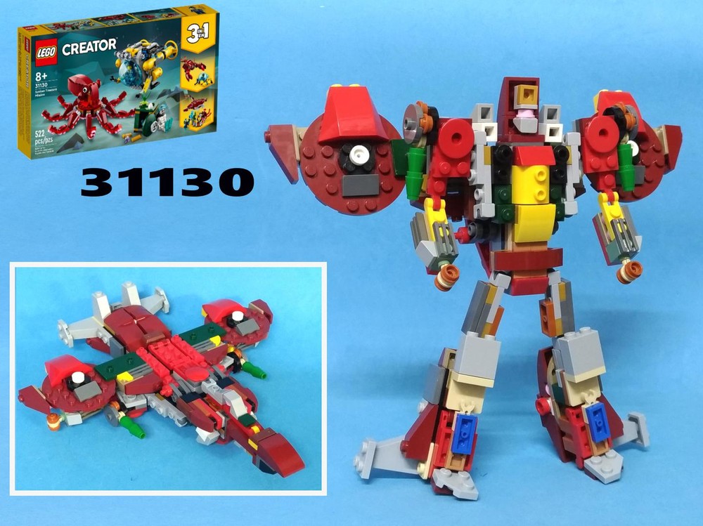LEGO MOC Transformer Thrust / Jet Fighter from LEGO Creator 31130 ...