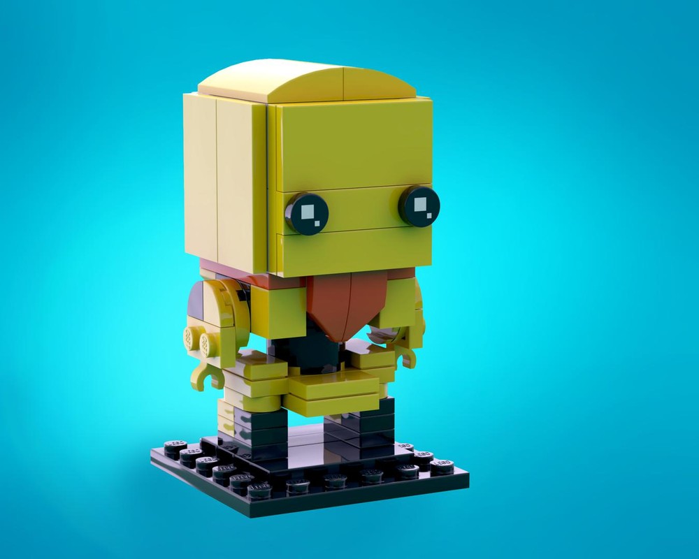 LEGO MOC Dummy (Fortnite) Brickhead by Roloff | Rebrickable - Build ...