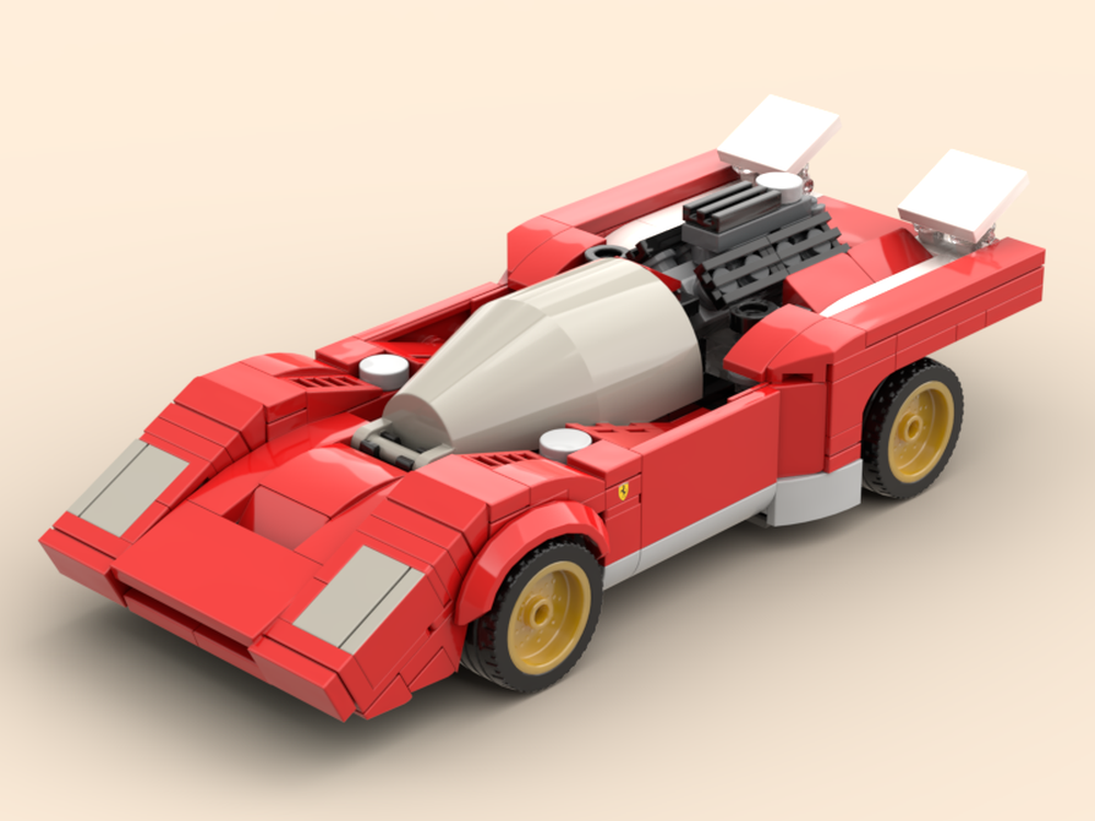 LEGO MOC Ferrari 512 M 76906 Engine Swap by Xayadude | Rebrickable ...